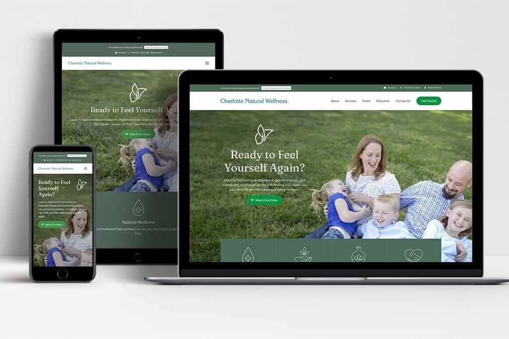 Client Spotlight: Charlotte Natural Wellness - Woland Web
